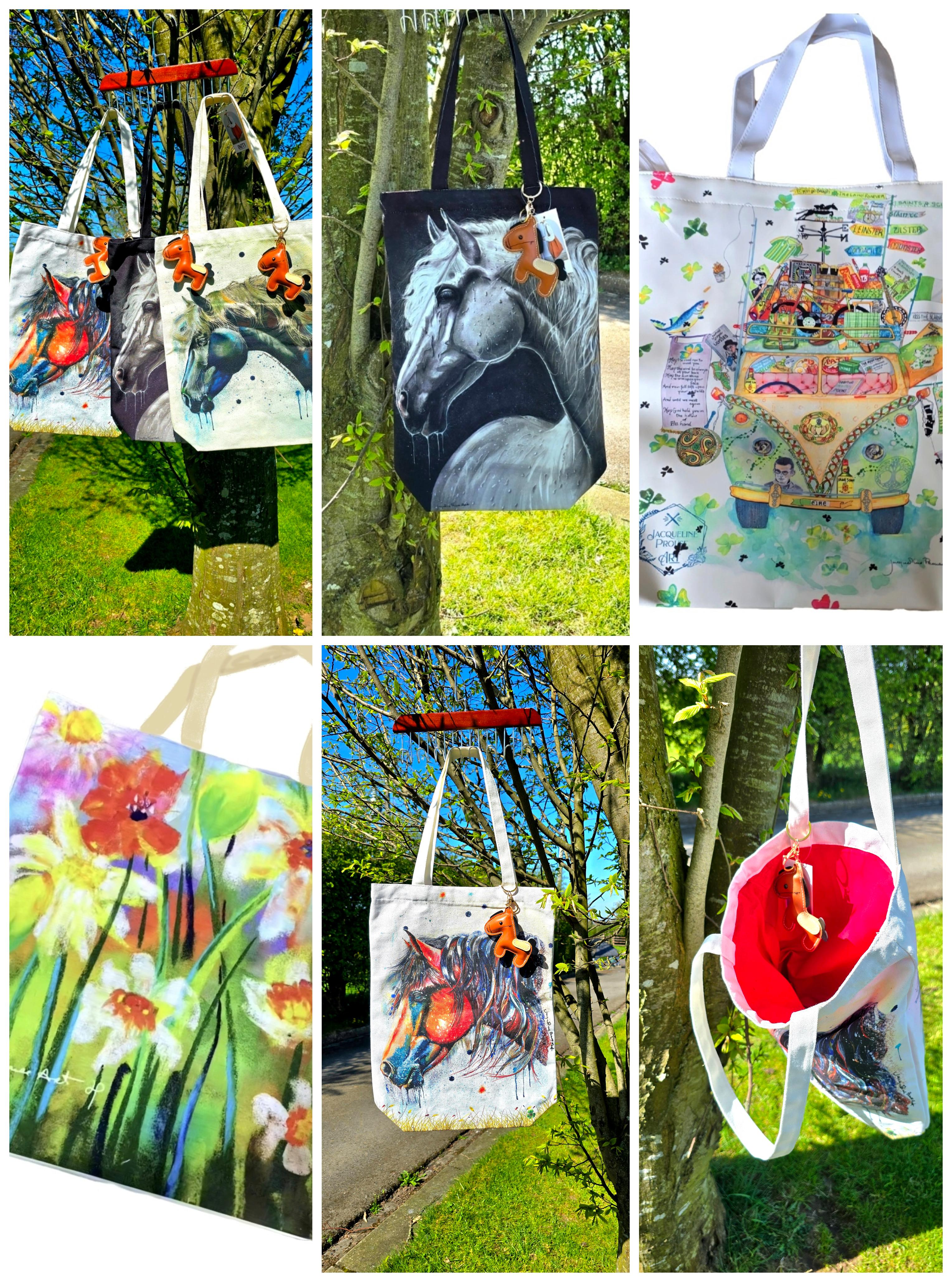 TOTE BAGS - 🍀 – JACQUELINE PROUSE ART